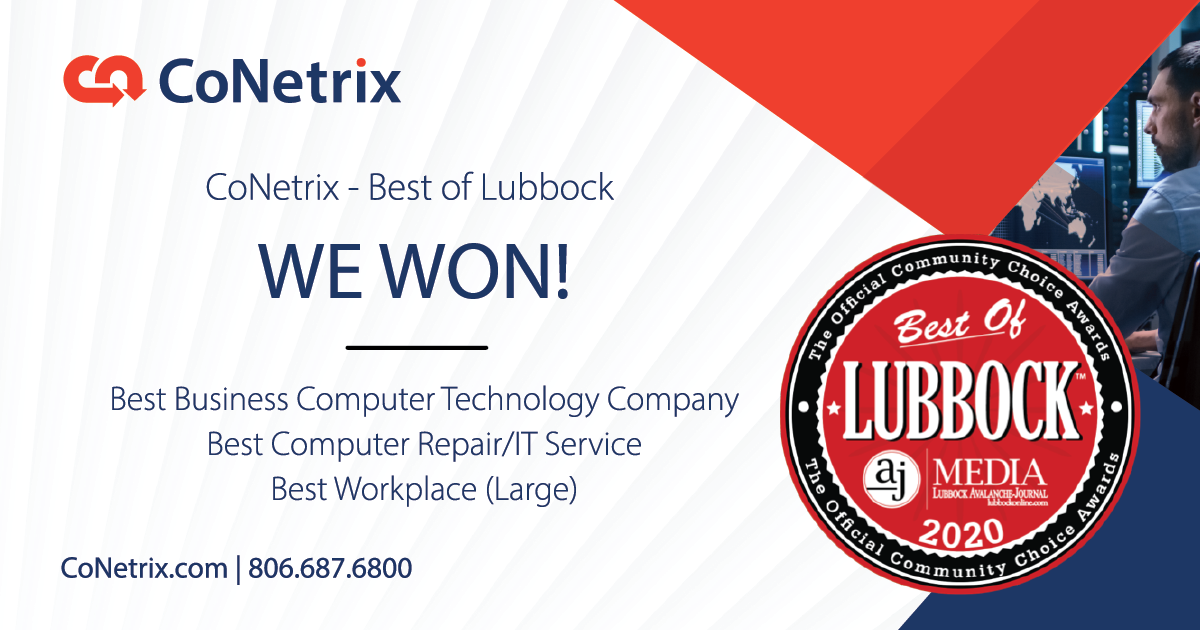 CoNetrix selected as the Best Place to Work and the Best IT Support ...